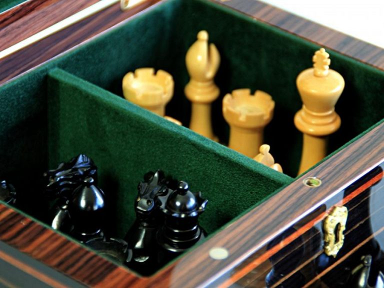Luxury Makassar Chess Box Made In Italy - The Chess Store