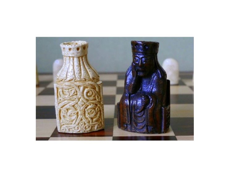 National Museums of Scotland Style Isle of Lewis Chess Pieces In ...
